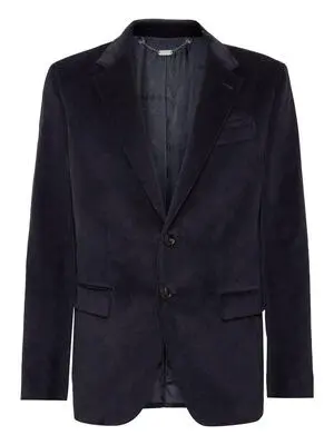BILLIONAIRE Velvet Blazer - Blue