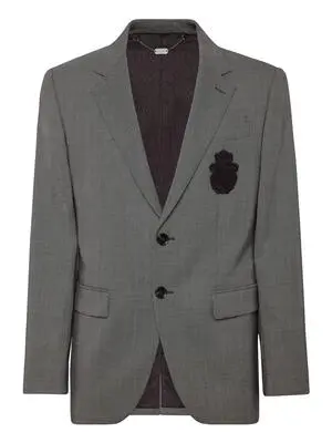 BILLIONAIRE Single-breasted Blazer - Grey