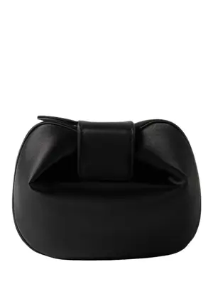 Gabriela Hearst Soft Demi Satin Clutch - Black