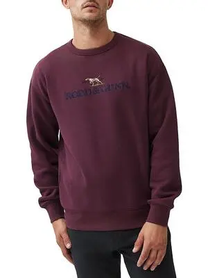 Rodd & Gunn Logo Sweatshirt - Garnet