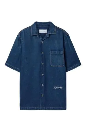 Off-White Denim Over Shirt - Blue