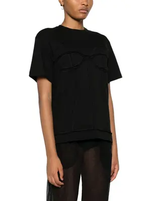 MURMUR Deconstructed T-shirt - Black