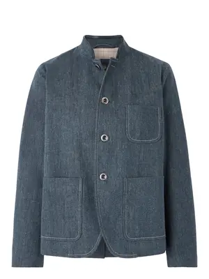 Loro Piana Mini Spagna Denim Jacket - Blue