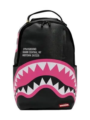 SPRAYGROUND Shark Central Dlxsv Backpack - Black/pink