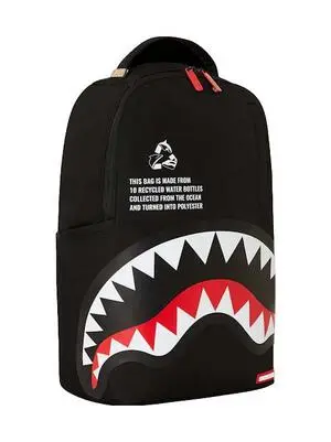 SPRAYGROUND Core Recycled Shark Dlxsr Backpack - Black/red