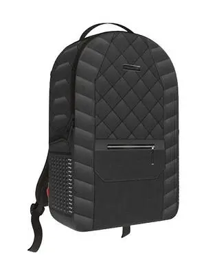 SPRAYGROUND Biker Quilt Cargo Backpack - Black/grey