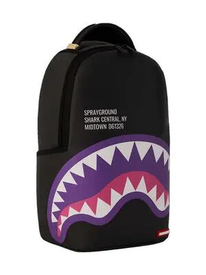 SPRAYGROUND Shark Central DLXSV Backpack Black/violet