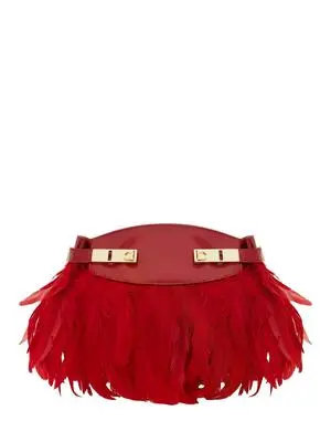 FERRAGAMO Hug Crossbody Bag - Red
