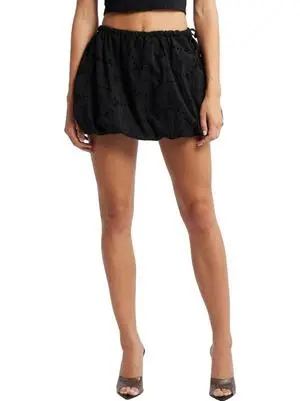 MISTRESS ROCKS Broderie Anglaise Cotton Miniskirt - Black