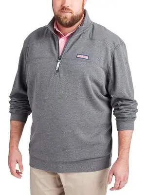 Vineyard Vines Vineyard Vines Big & Tall Collegiate Shep Pullover Charcoal