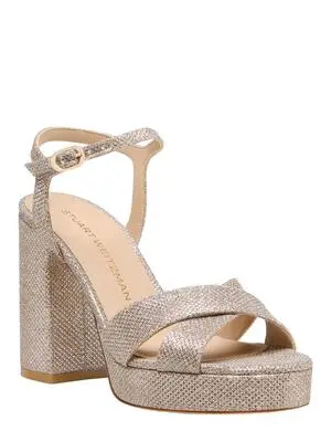 STUART WEITZMAN Dayna Platform Sandal - Poudre