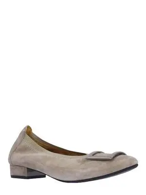 L'AMOUR DES PIEDS Floella Buckle Pump - Dark Taupe