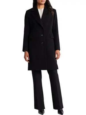 Fleurette Charlie Wool Coat - Black