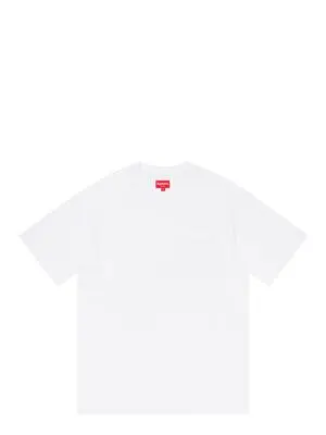 Supreme Laser Cut S Logo Pocket Tee - White