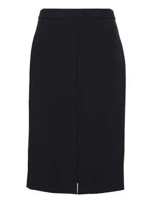 Dolce & Gabbana Wool-blend Pencil Skirt - Black
