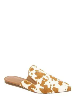 Splendid Splendid Liza Mule Caramel Cow Print