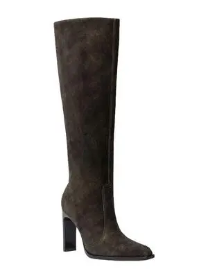 BLACK SUEDE STUDIO Grand Tall Boots - Dark Brown