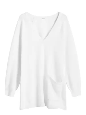 Max Mara Max Mara Knitted V-Neck Jumper White