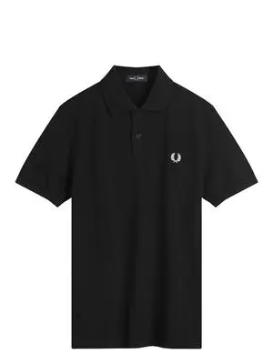Fred Perry Plain Polo - Black/white