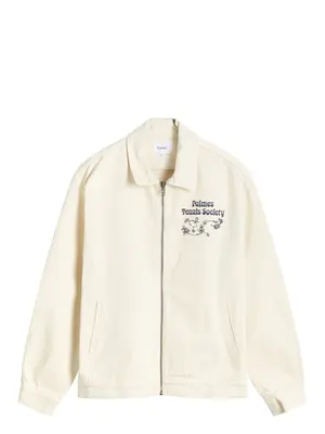PALMES Fifth Twill Shirt Jacket - Off-white