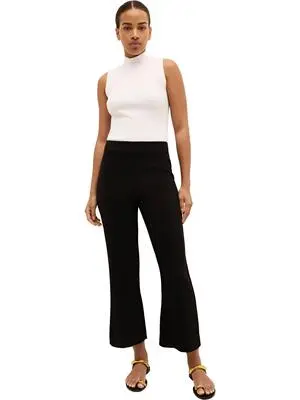 MARIE OLIVER Mia Crop Pant - Black
