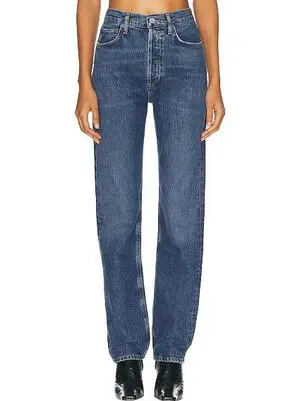 AGOLDE 90s Pinch Waist High Rise Straight Jeans - Control
