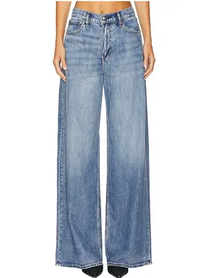 Rag & Bone Featherweight Sofie Wide Leg Jeans - Beverly