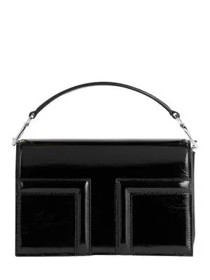 TOTÊME TOTEME T-Flap Mini Bag Black