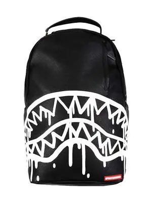 SPRAYGROUND Drip Shark Central Dlxsv Backpack - Black/white