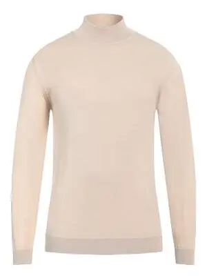 DANIELE FIESOLI Merino Wool Turtleneck - Beige