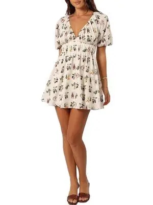 PETAL & PUP Leanna Tiered Mini Dress - Floral
