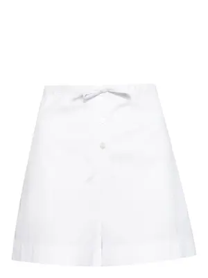 Fabiana Filippi Cotton Bermuda Short - White