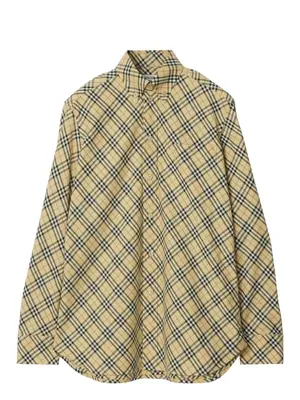 Burberry Check-pattern Cotton Shirt - Neutrals