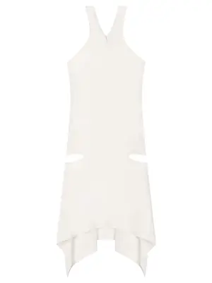 COURREGES Cut-out Mini Dress - White