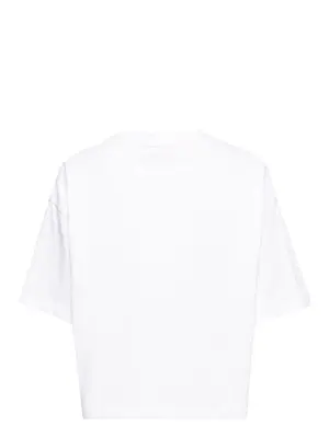 A BATHING APE Logo-patch Cotton T-shirt - White