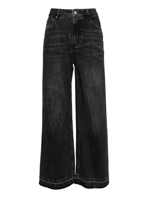 B+AB Fringed Relaxed Jeans - Black