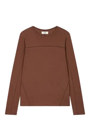 STUDIO TOMBOY Cotton T-shirt - Brown