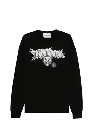 Iceberg Logo-print Sweatshirt - Black