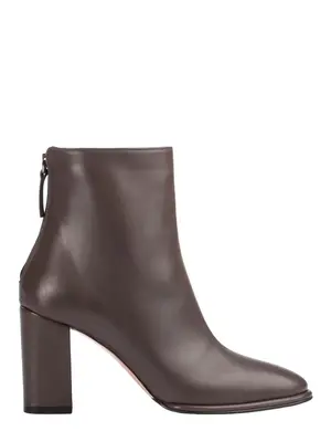 LE SILLA Elsa 90mm Leather Ankle Boots - Brown