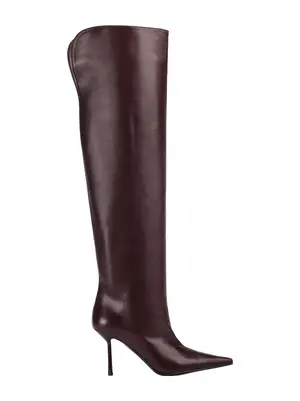 LE SILLA Bella 120mm Leather Boots - Red