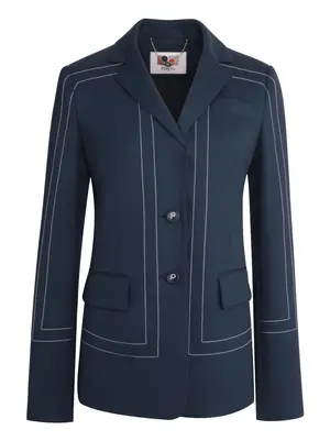 Ports 1961 Single-breasted Blazer - Blue