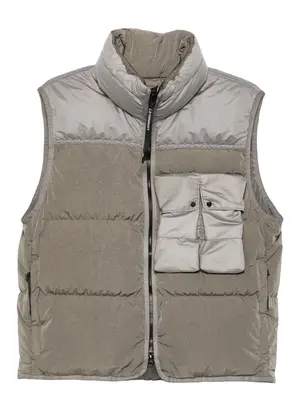 C.P. COMPANY Eco Chrome-r Down Vest Grey