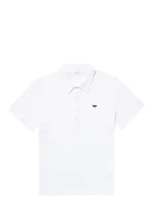FURSAC Piqué Organic-cotton Polo Shirt - White