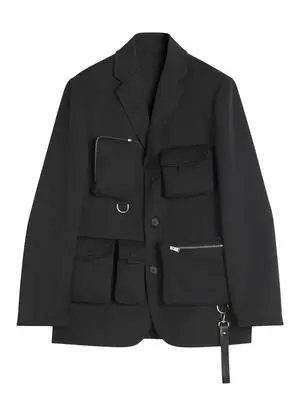LANVIN Single-breasted Blazer - Black