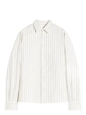 LANVIN Striped Shirt - Neutrals