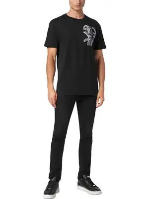 Philipp Plein Ss Skull-print T-shirt - Black