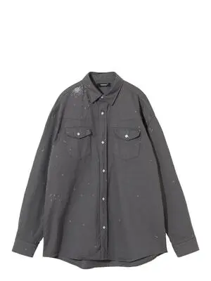 UNDERCOVERISM Cross-print Shirt - Grey