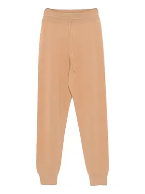 Fabiana Filippi Knitted Track Pants - Brown