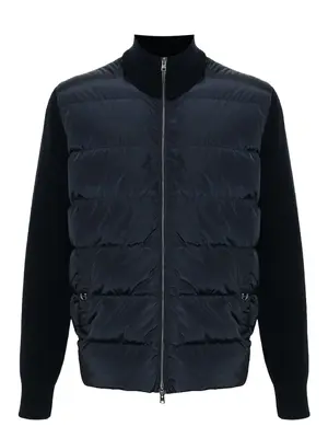 Herno Quilted-panel Jacket - Blue