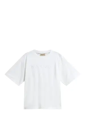 Woolrich Fleece Jersey T-shirt - White
